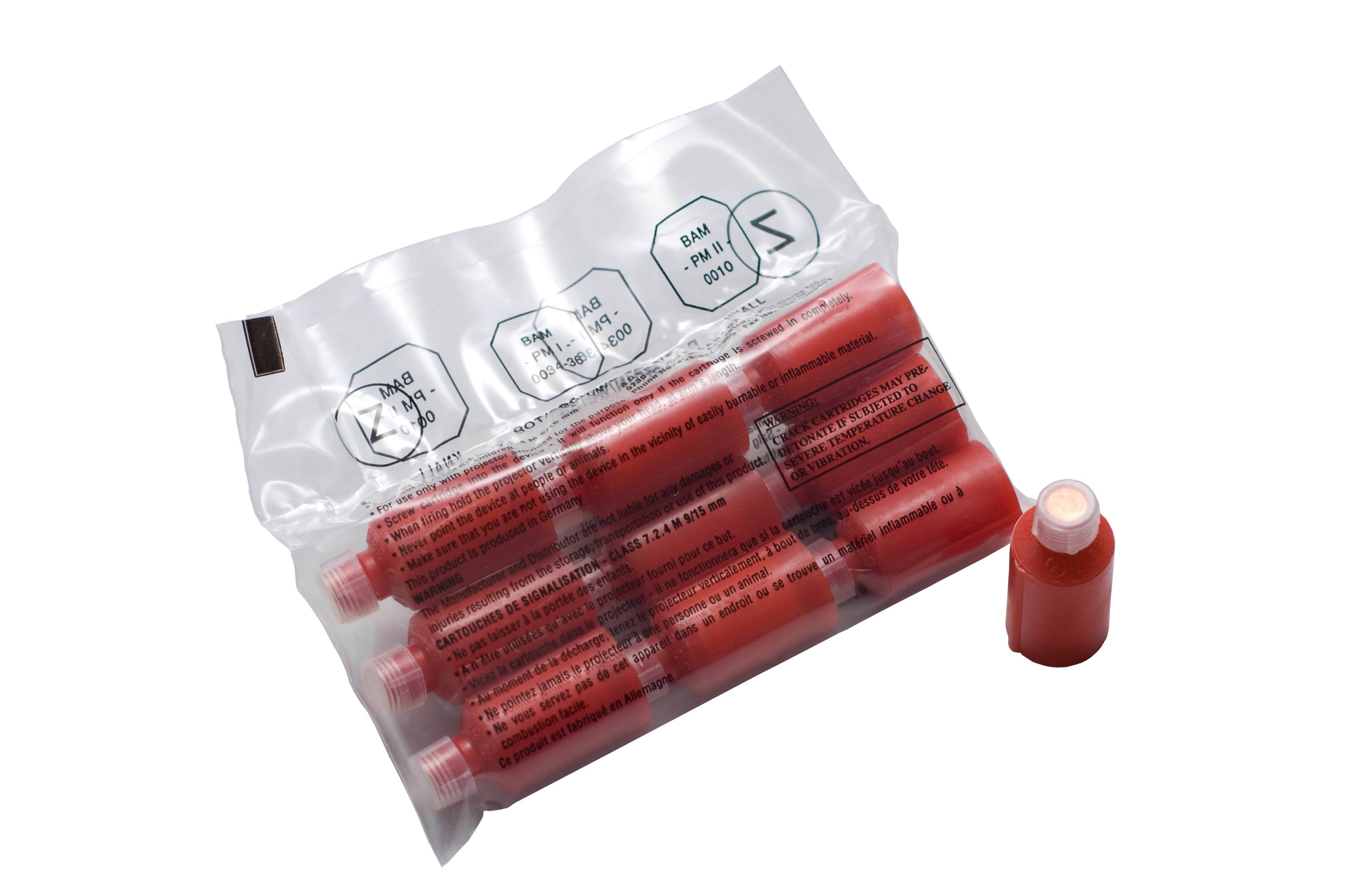 Plastic Case Pencil Flares | Signal Flares Inc