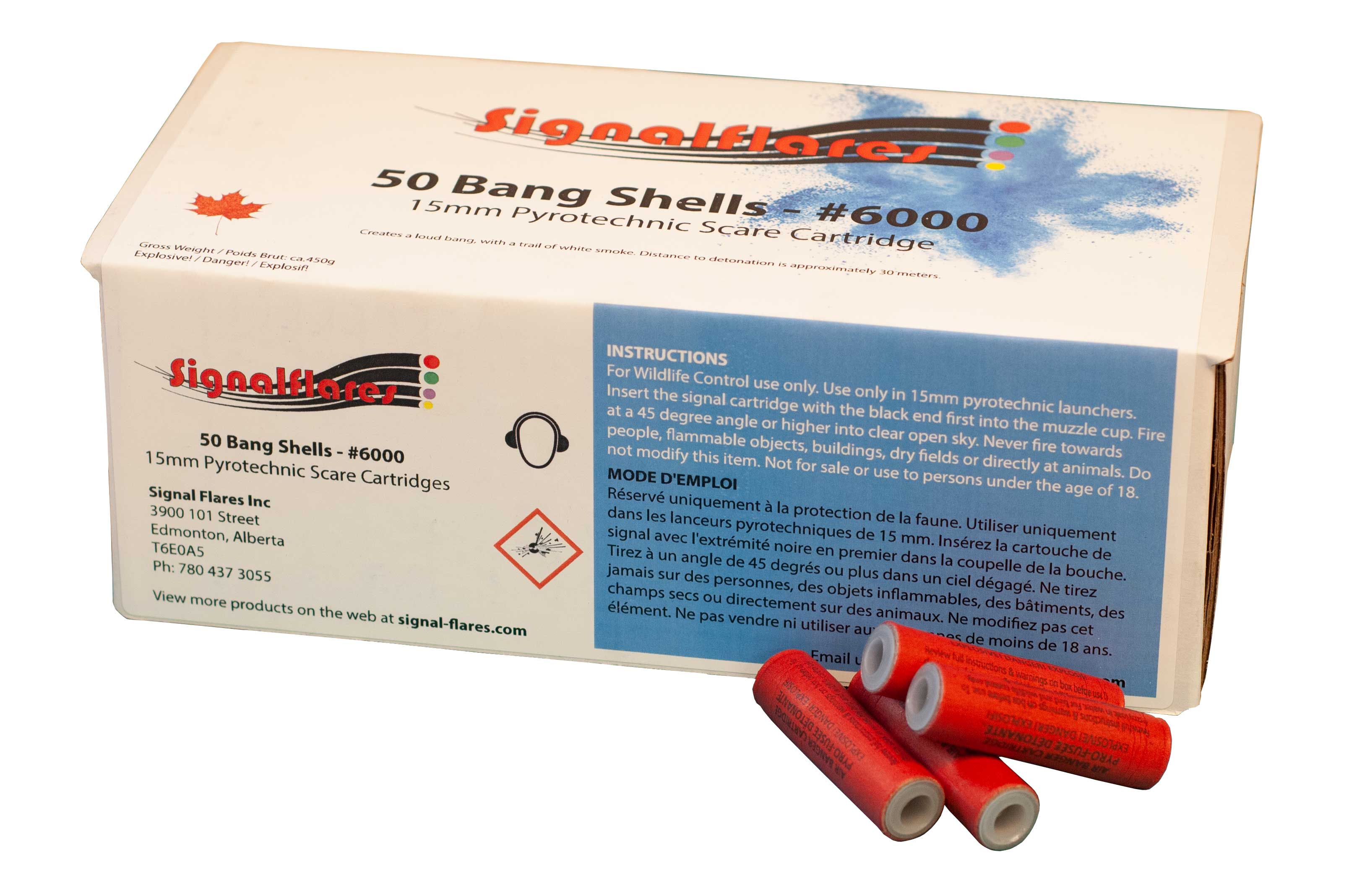 Bang Shells Blue | Signal Flares Inc